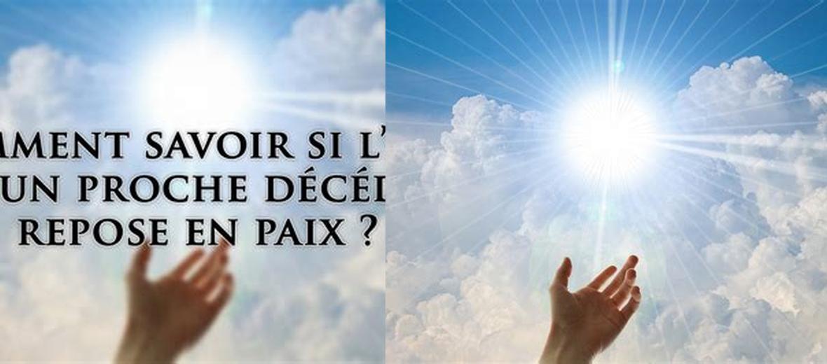 Comment savoir si une âme repose en paix : Les signes physiques ...