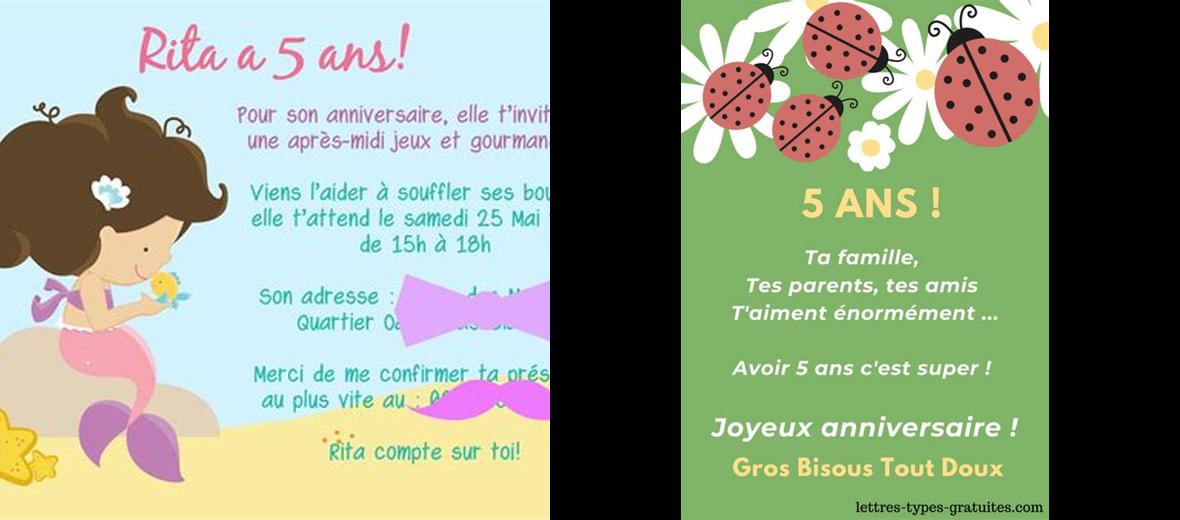 Quels Textes Anniversaire 5 Ans Émouvants et Inspirants Écrire pour ...