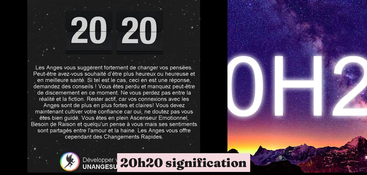 20h20 signification : L’heure miroir qui révèle un appel à la ...