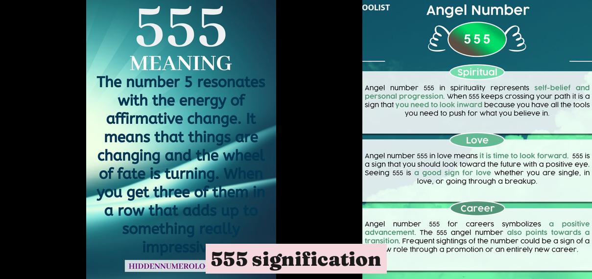 555 signification : Explorations mystiques et spirituelles du chiffre ...
