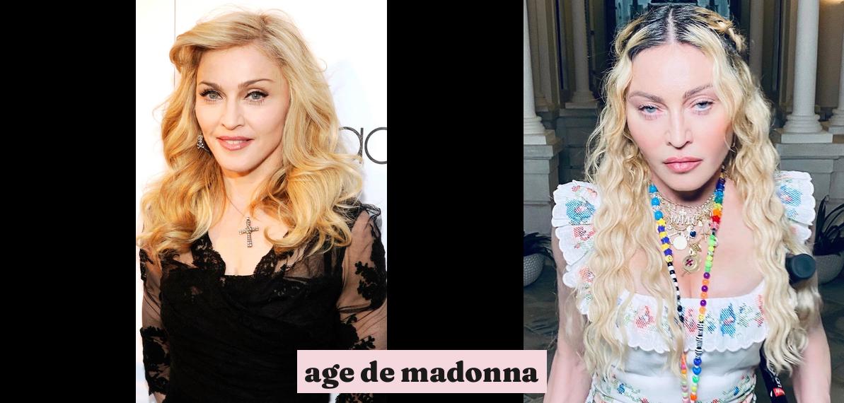 âge de madonna : 66 ans et toujours reine de la pop - IMAGYNA : Votre ...