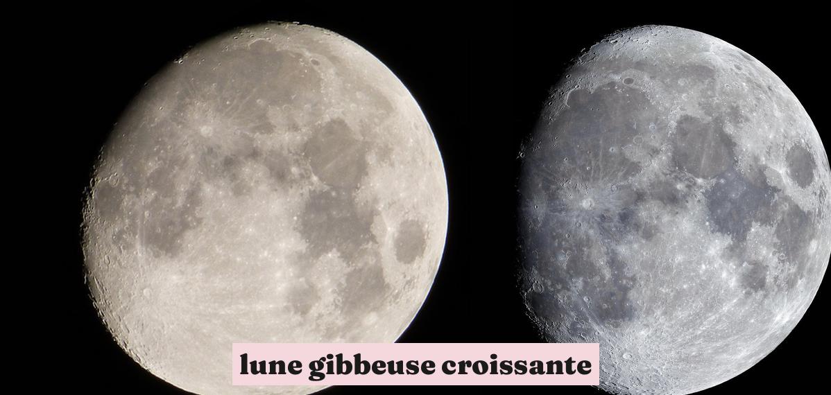 Lune gibbeuse croissante : Signification, effets émotionnels et ...