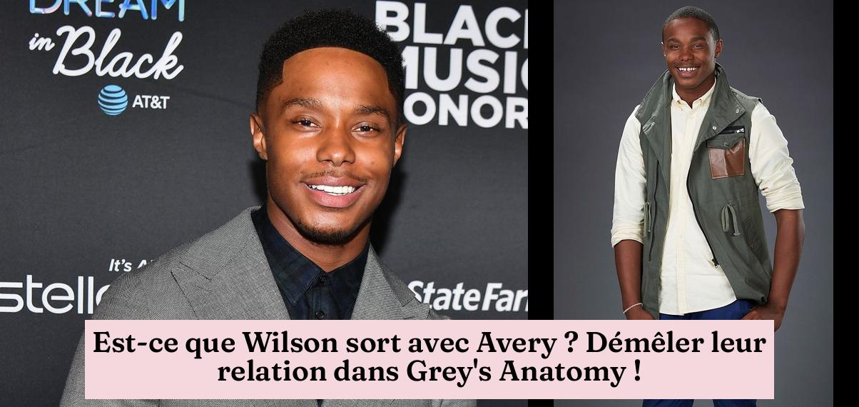 Est-ce que Wilson sort avec Avery ? Démêler leur relation dans Grey's ...
