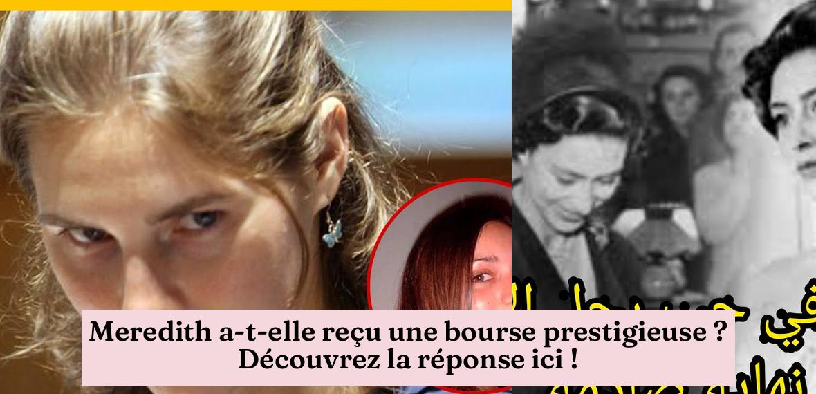 Meredith a-t-elle reçu une bourse prestigieuse ? Découvrez la réponse ...