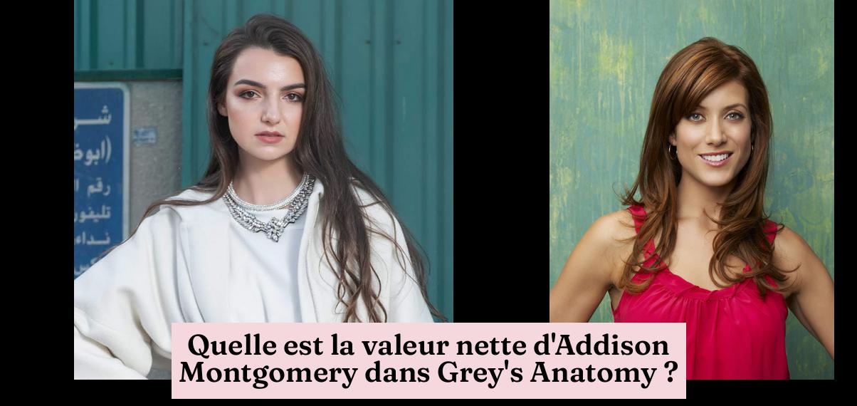 Quelle est la valeur nette d'Addison Montgomery dans Grey's Anatomy ...