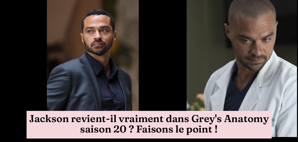 Jackson revient-il vraiment dans Grey's Anatomy saison 20 ? Faisons le point ! - IMAGYNA : Votre ...