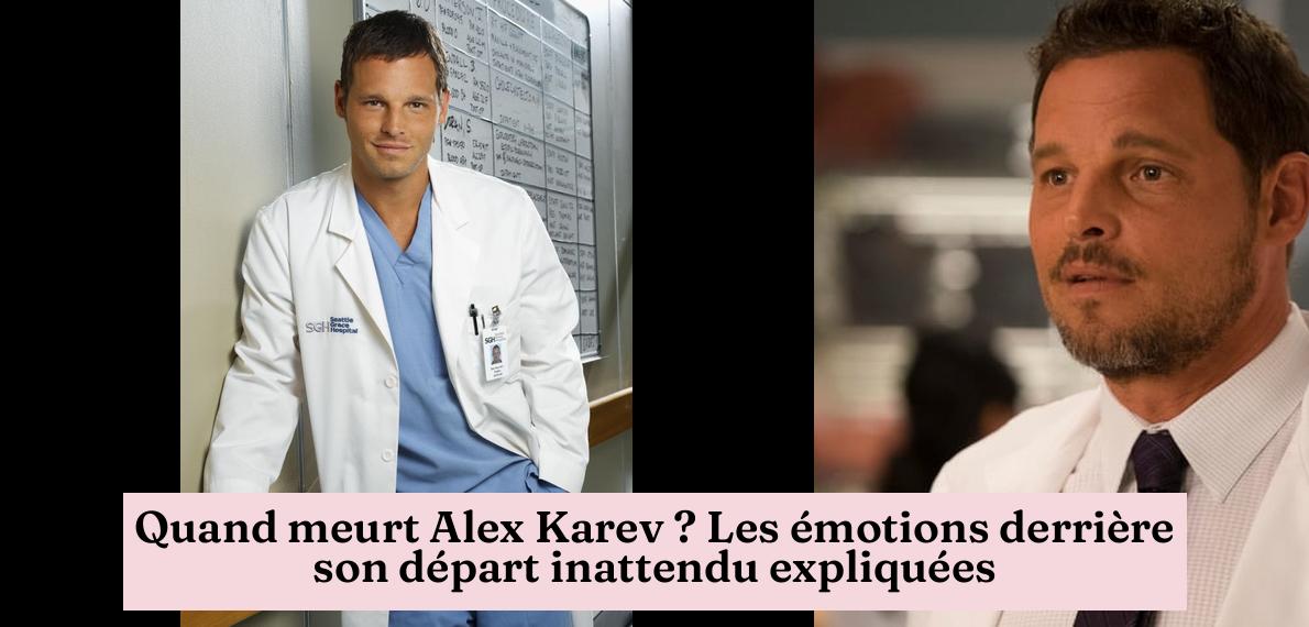 Quand meurt Alex Karev ? Les émotions derrière son départ inattendu expliquées - IMAGYNA : Votre ...