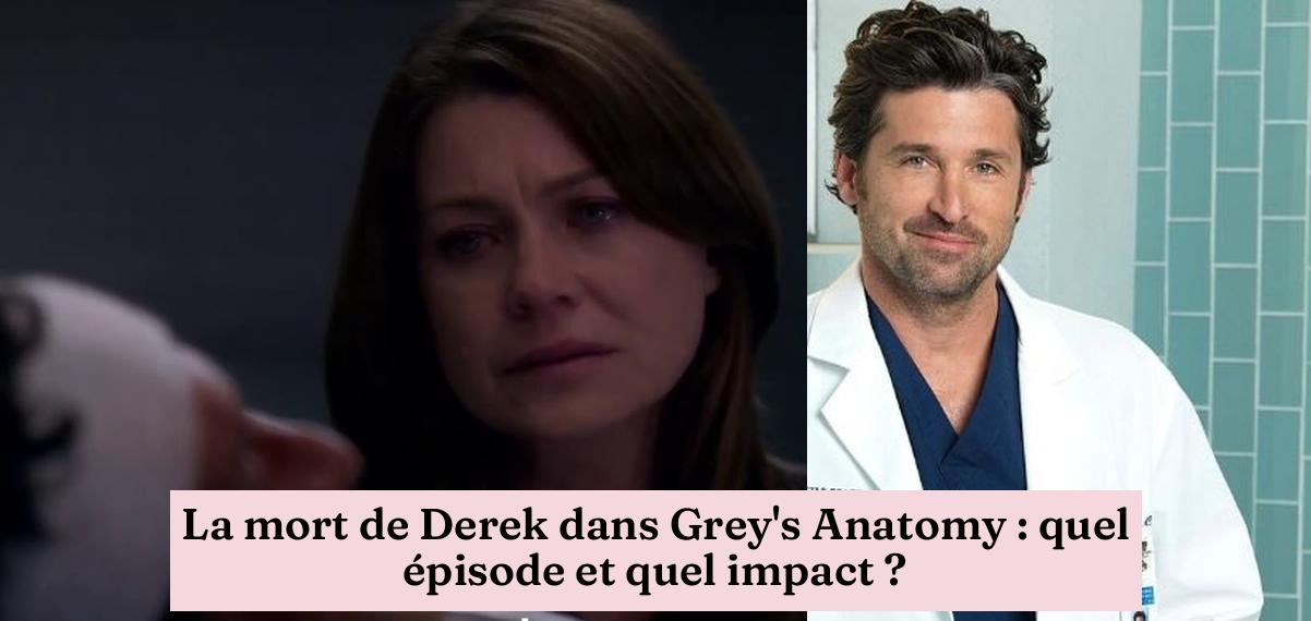 La mort de Derek dans Grey's Anatomy : quel épisode et quel impact ? - IMAGYNA : Votre magazine ...