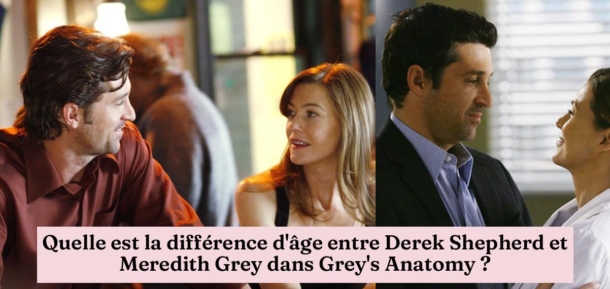 Quelle est la différence d'âge entre Derek Shepherd et Meredith Grey ...