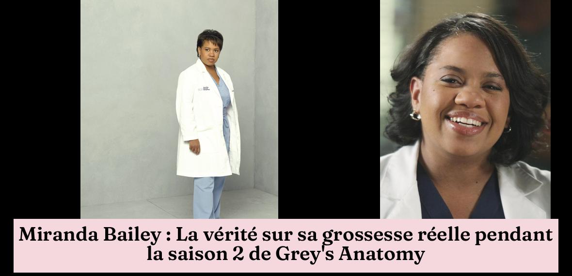 Miranda Bailey : La vérité sur sa grossesse réelle pendant la saison 2 ...