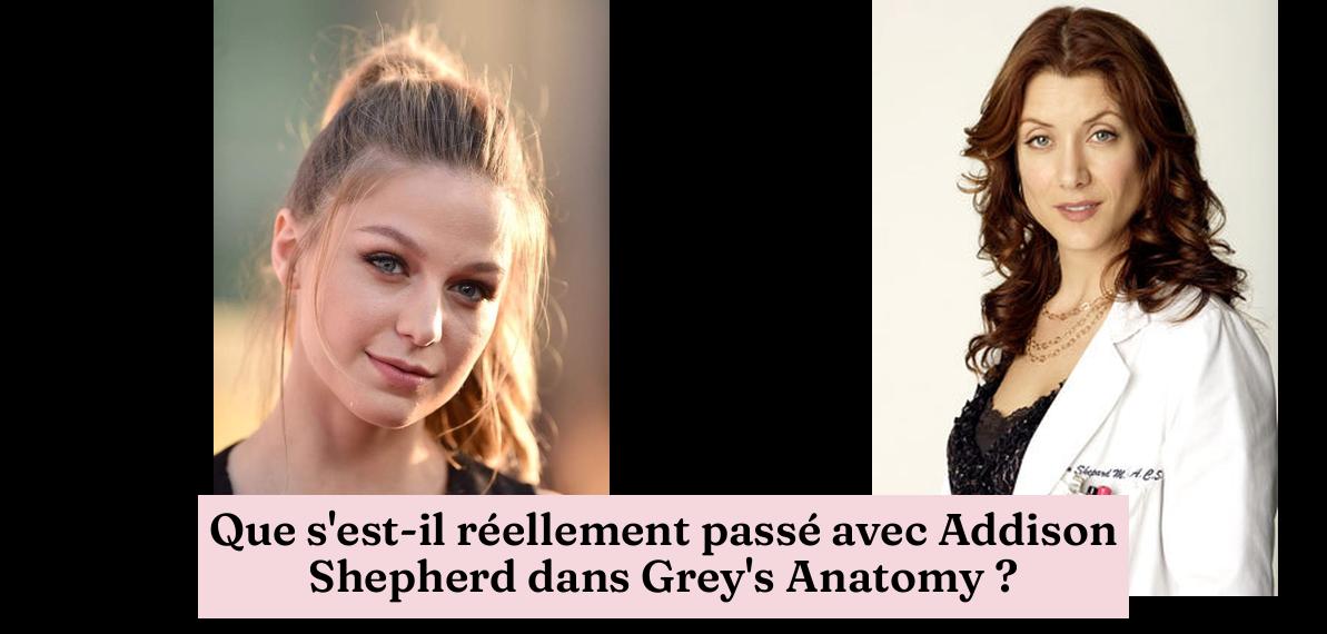 Que s'est-il réellement passé avec Addison Shepherd dans Grey's Anatomy ...