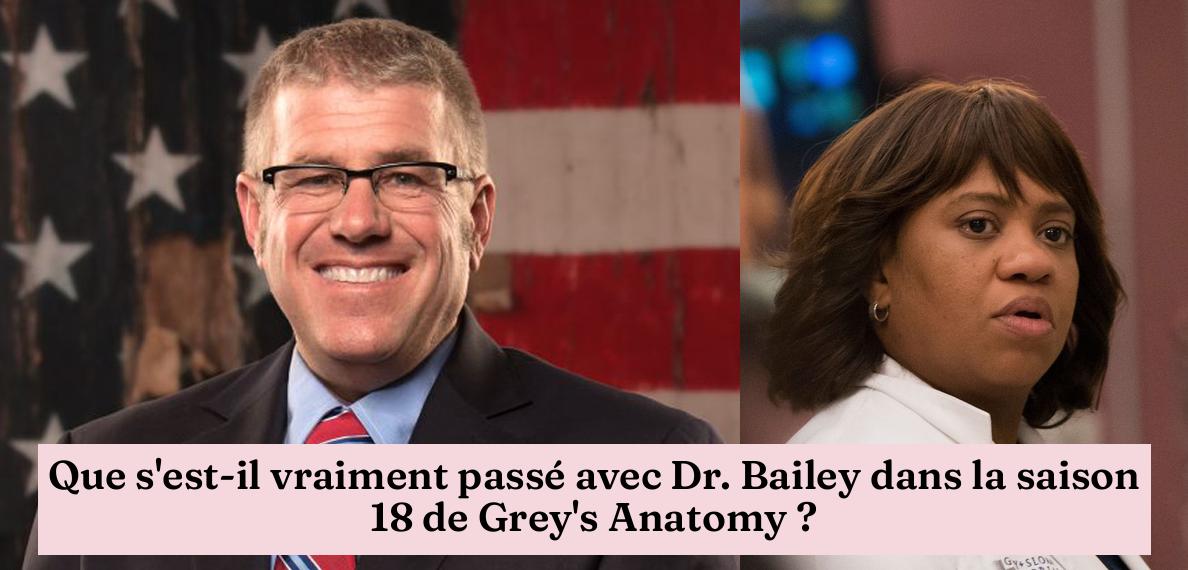 Que s'est-il vraiment passé avec Dr. Bailey dans la saison 18 de Grey's ...