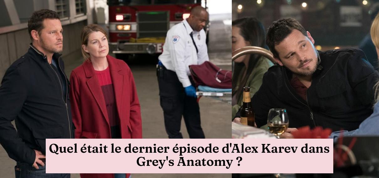 Quel était le dernier épisode d'Alex Karev dans Grey's Anatomy ...