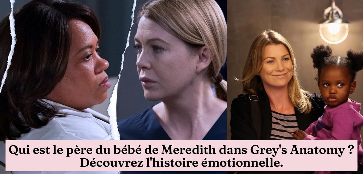 Qui est le père du bébé de Meredith dans Grey's Anatomy ? Découvrez l ...