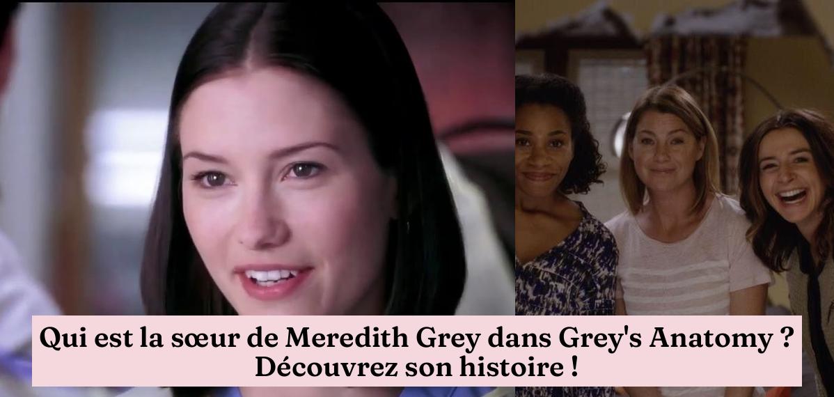 Qui est la sœur de Meredith Grey dans Grey's Anatomy ? Découvrez son histoire ! - IMAGYNA ...