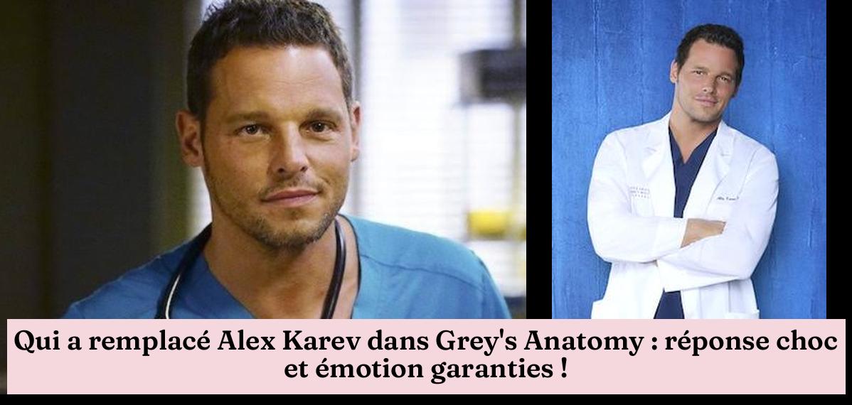 Qui a remplacé Alex Karev dans Grey's Anatomy : réponse choc et émotion ...